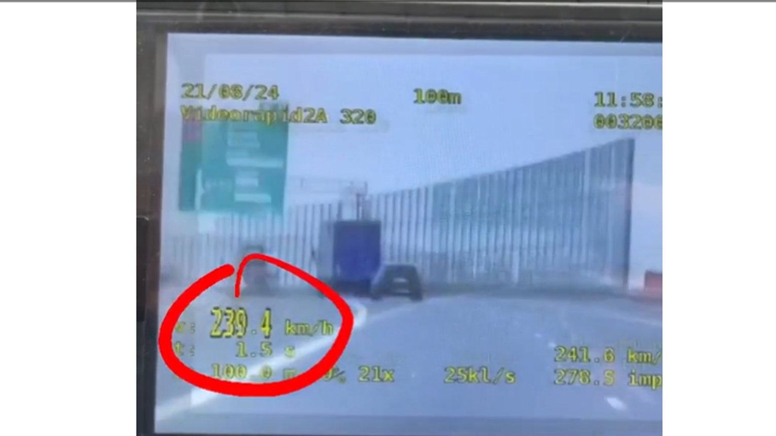 240 km/h to za dużo. Przekonał się o tym kierowca BMW